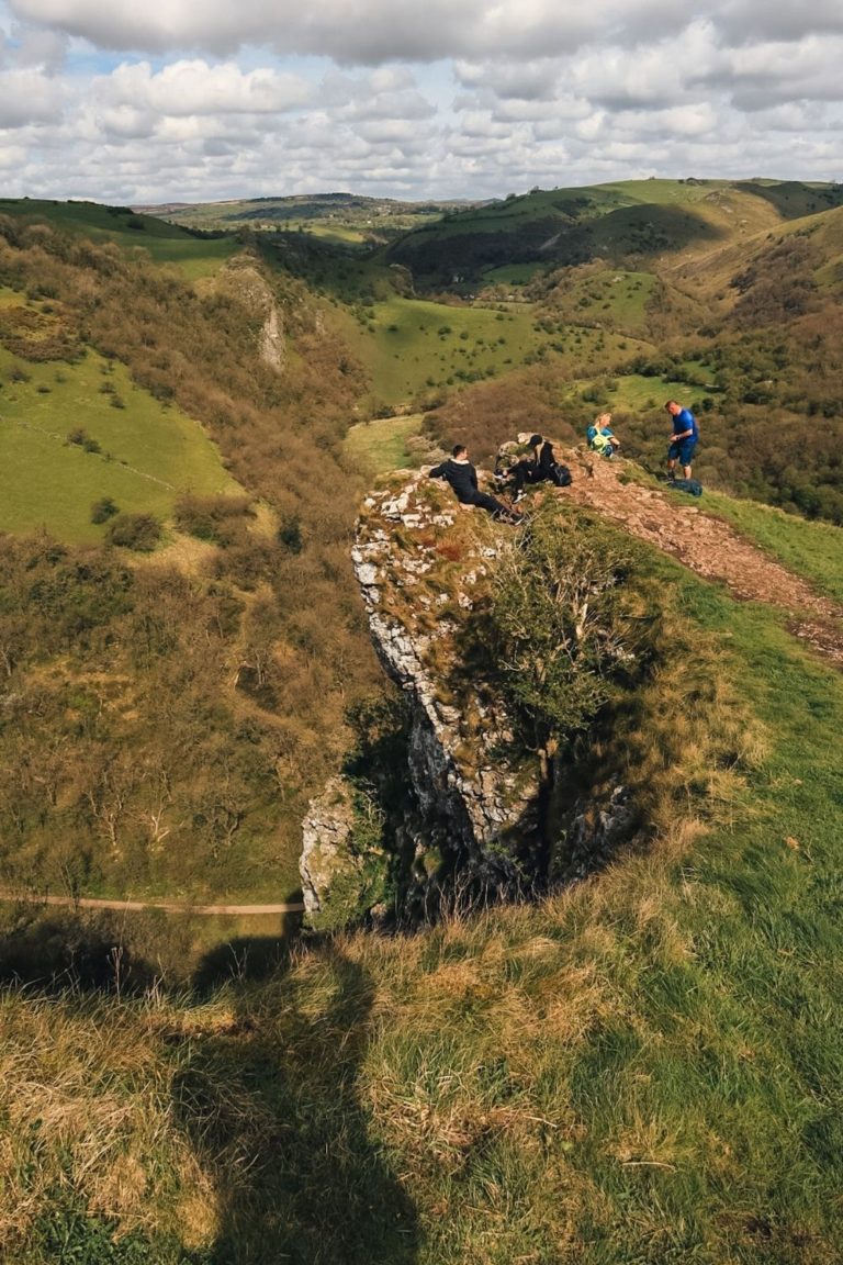 Thor's Cave Walking Route - Circular Walk Guide And Map